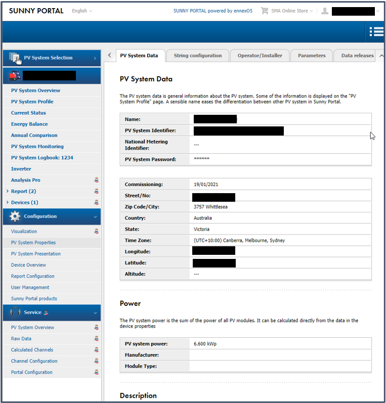 Classic and EnnexOS Sunny Portal Feature Comparisons